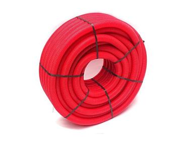 Mantelbuis flexibel 50mm 50 meter met trekdraad rood per rol | Breure shop